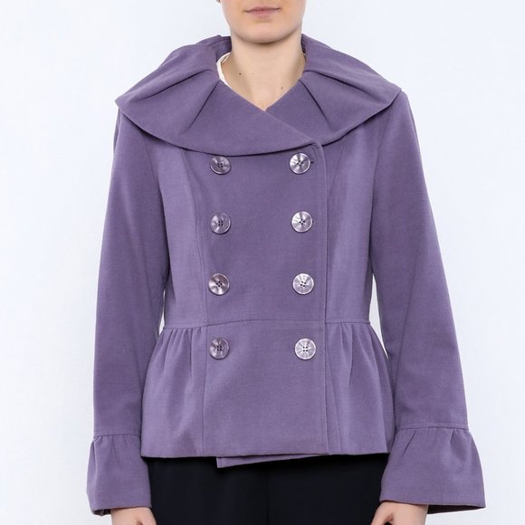 Insight | Jackets & Coats | Insight Lavender Peacoat Blazer Size 8 And ...